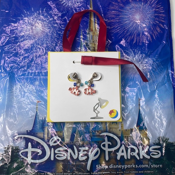 Disney | Jewelry | Disney Park Authentic Dangle Earrings Pixar Finding ...